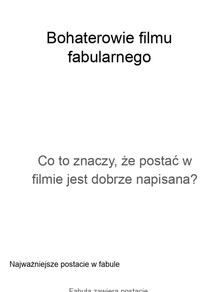 Lekcja Nr. 4 - Tworzenie Postaci | PDF