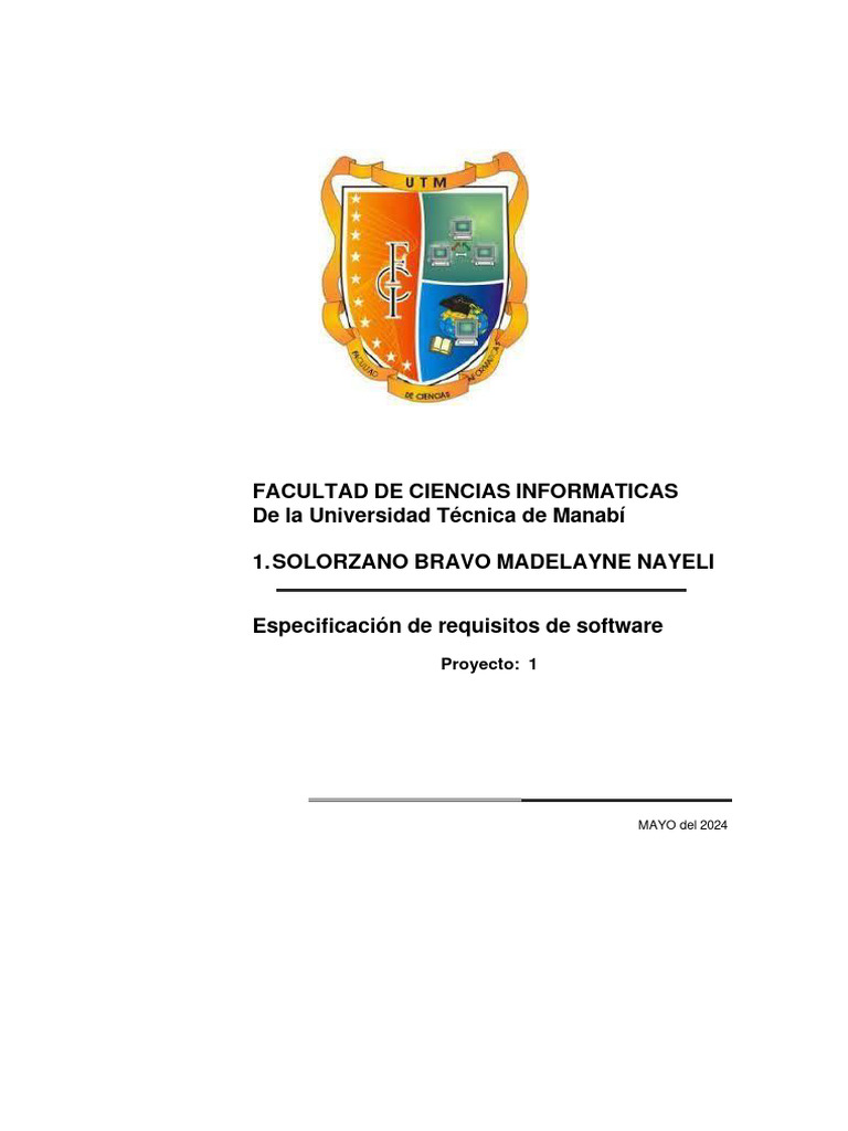 Actividad # 2 Documento de Especificación de Requisitos de Software | PDF | Software | Usuario ...