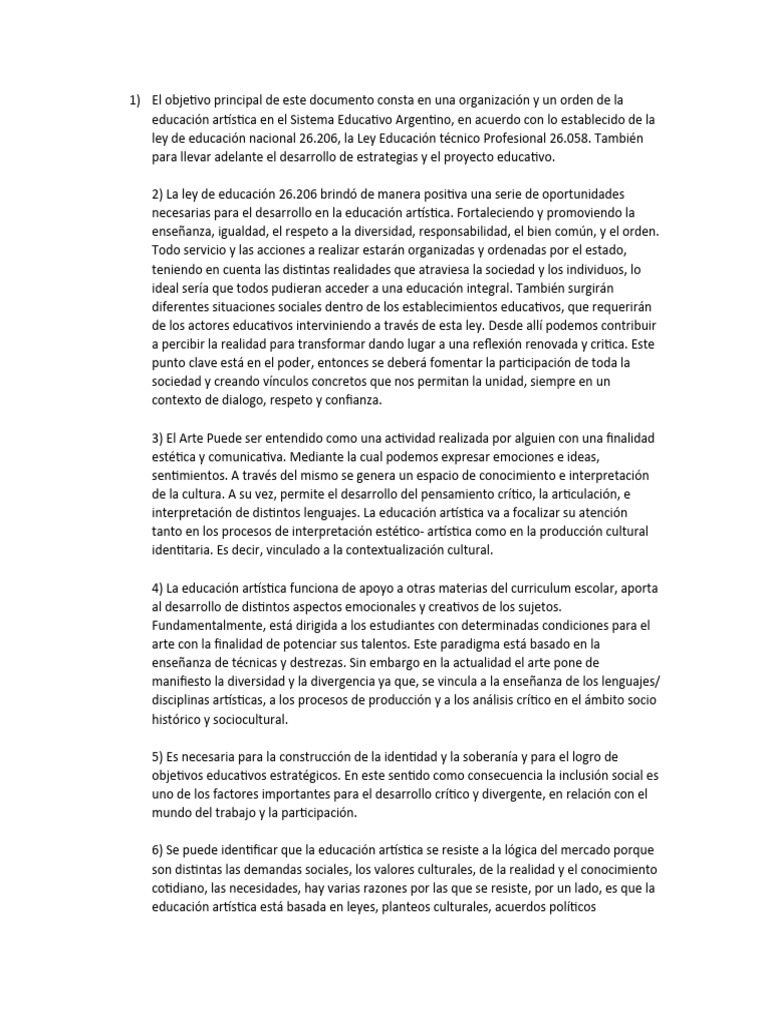 Los objetivos principales de este documento es desarrollar la comprensión y utilización ...