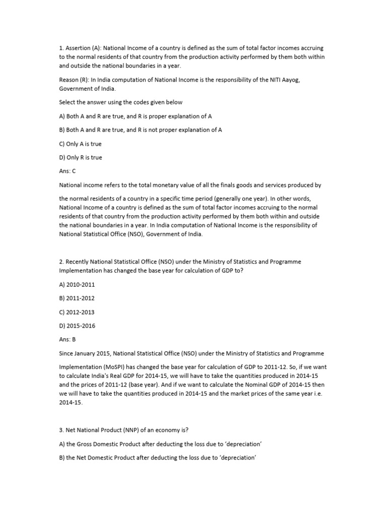 Economy Sect3 Unit 1 | PDF | Human Development Index | Gross Domestic Product