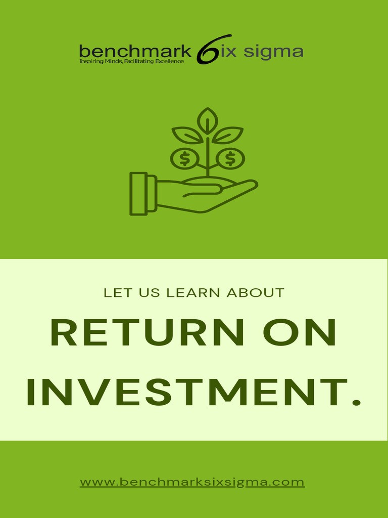 Return On Investment | PDF | Finance & Money Management
