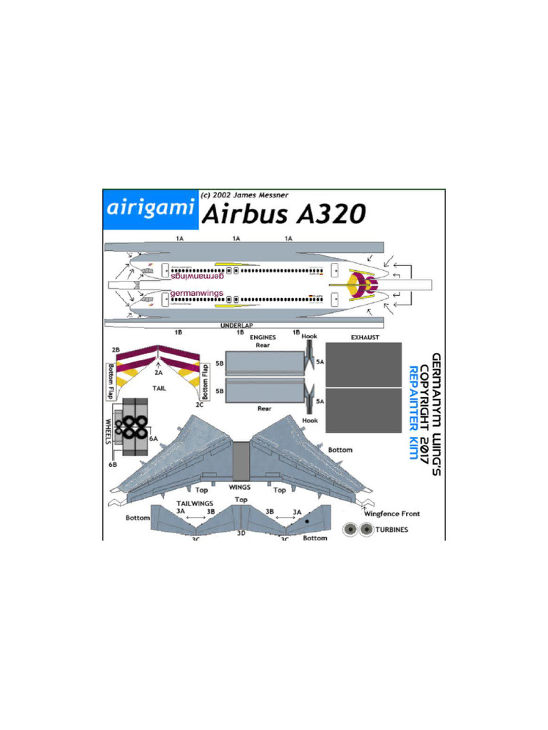 Germanwings A320 Papercraft (Flight 9525) .JPG | PDF