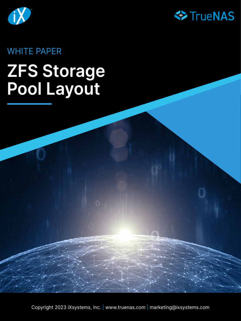 ZFS Storage Pool Layout White Paper November 2023 | PDF | Hard Disk Drive | Computer Data Storage