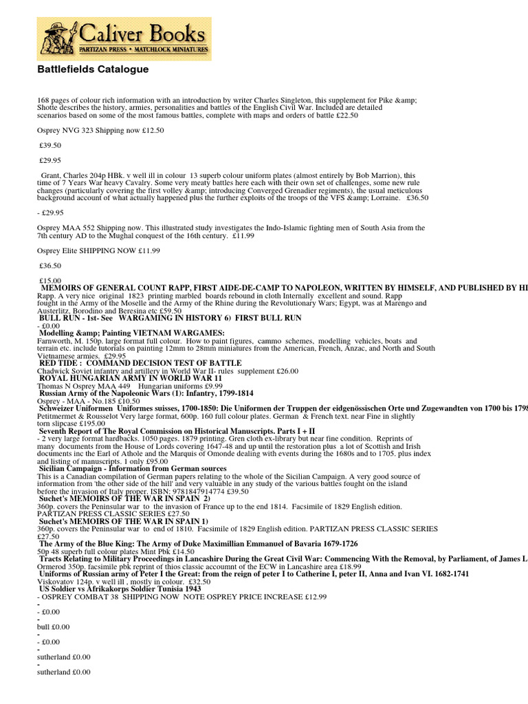 Caliver Catalogue | Download Free PDF | Armoured Fighting Vehicles ...