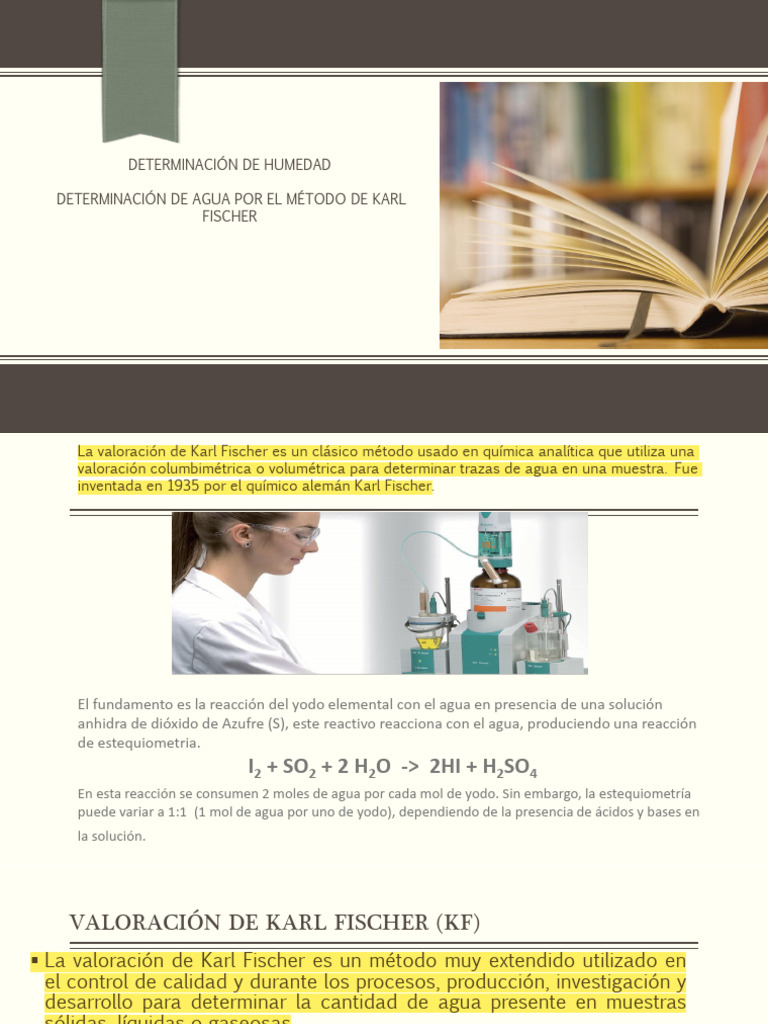 Karl Fischer | PDF | Valoración | Química