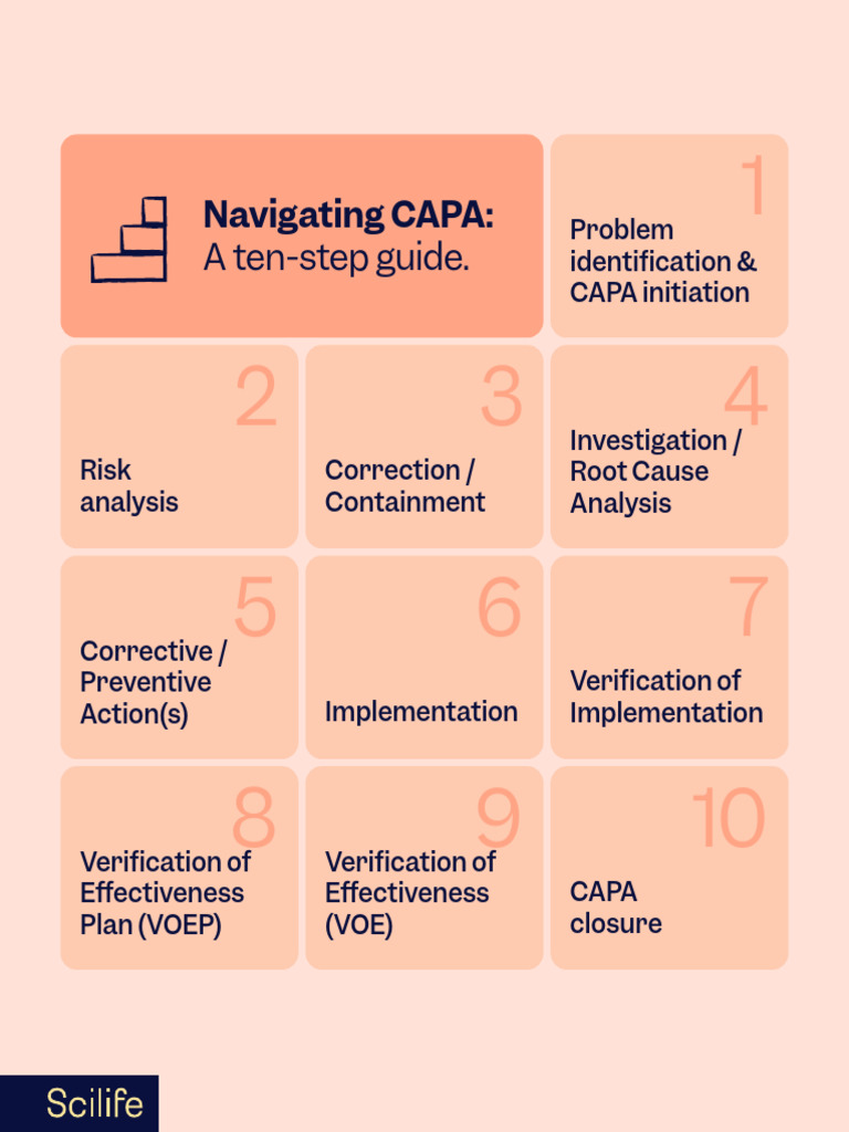 10 Steps of Corrective Action and Preventive Action (CAPA) | PDF | Risk