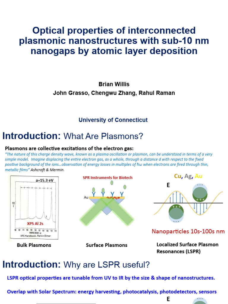 Willis CMOC 2023 | PDF | Plasmon | Surface Plasmon Resonance