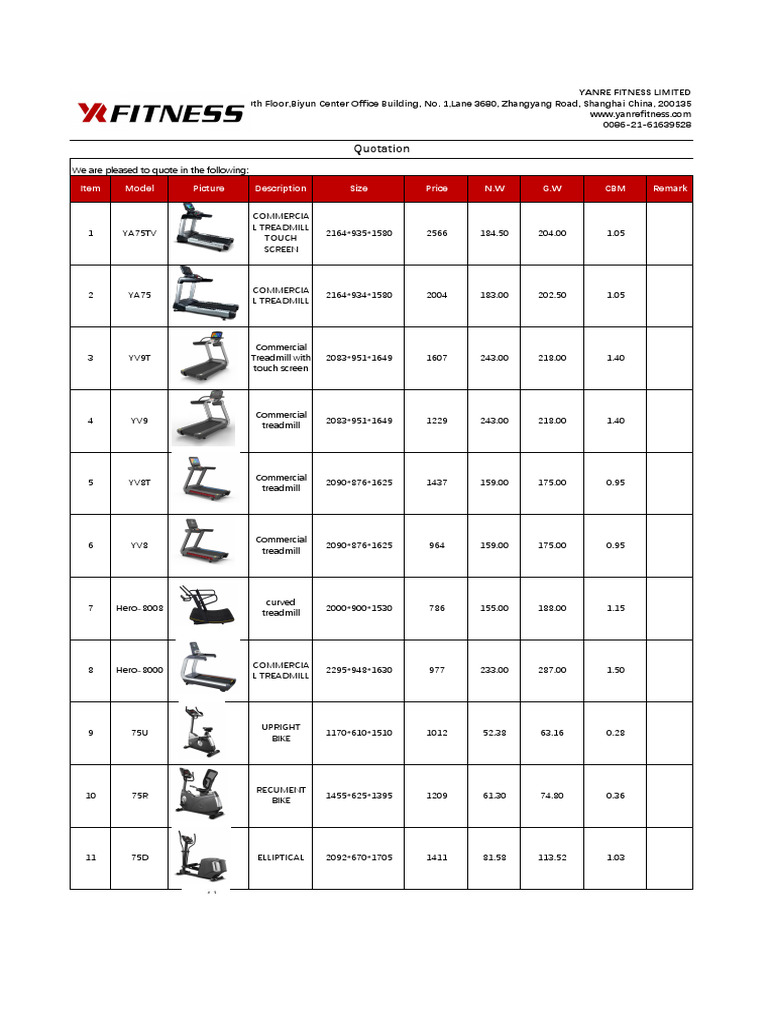 Cardio Quotation | PDF | Cycle Types | Vehicle Technology