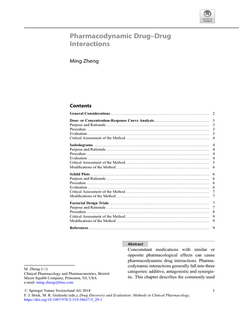 Pharmacodynamic Drug Drug | PDF | Receptor Antagonist | Medicinal Chemistry