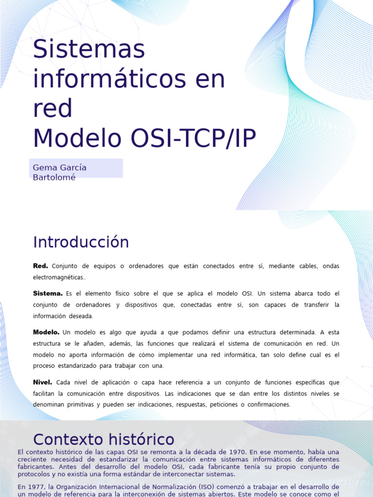 P1. Modelo OSI | PDF | Modelo osi | Red de computadoras