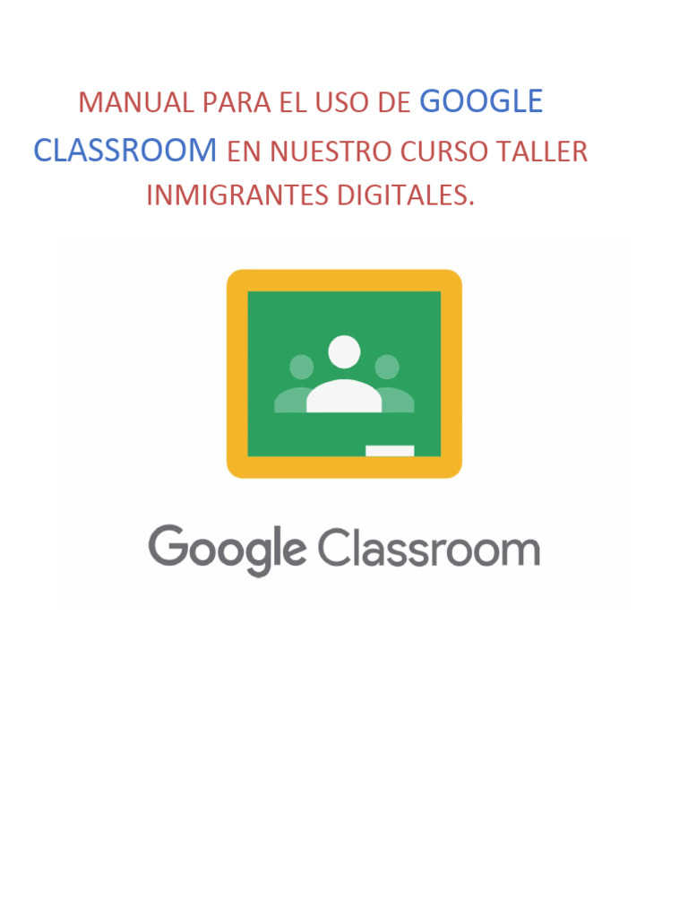 MANUAL classroom | Descargar gratis PDF | Informática | Software