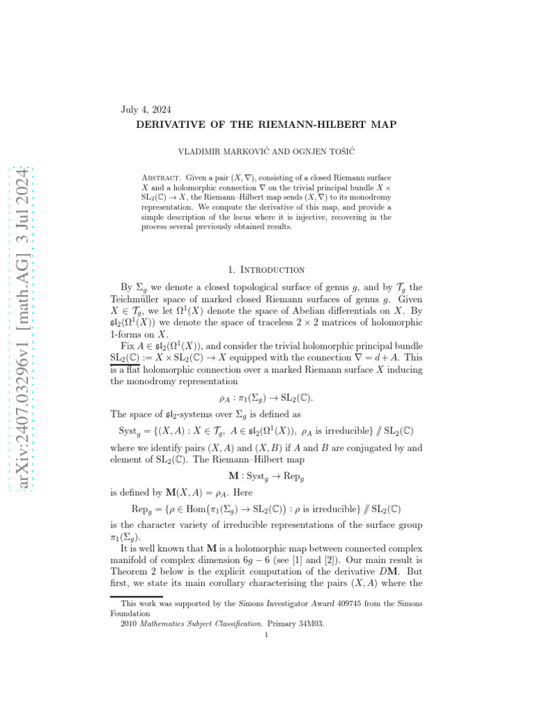 2407 03296v1 | PDF | Differential Form | Vector Space