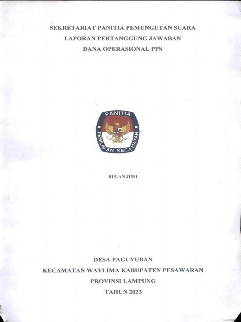 Paguyuban SPJ Operasional Juni | PDF