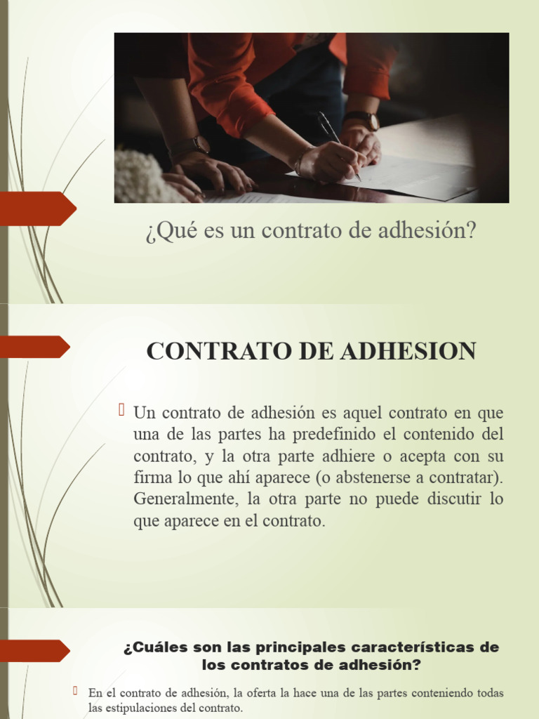 Contrato de Adhesion | PDF