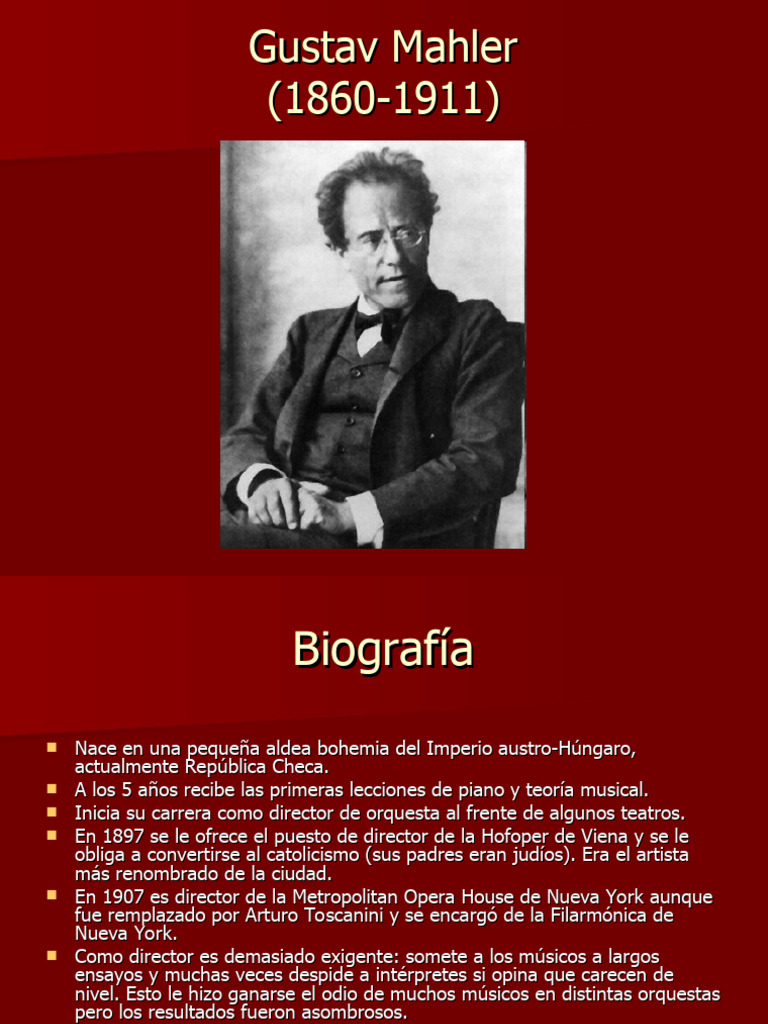 10 Mahler | PDF | Elementos de la música | Música clásica