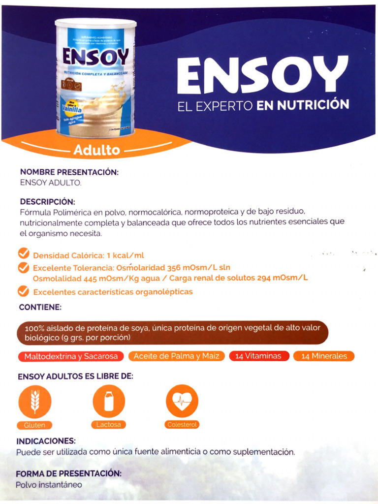 Ensoy Adulto | PDF