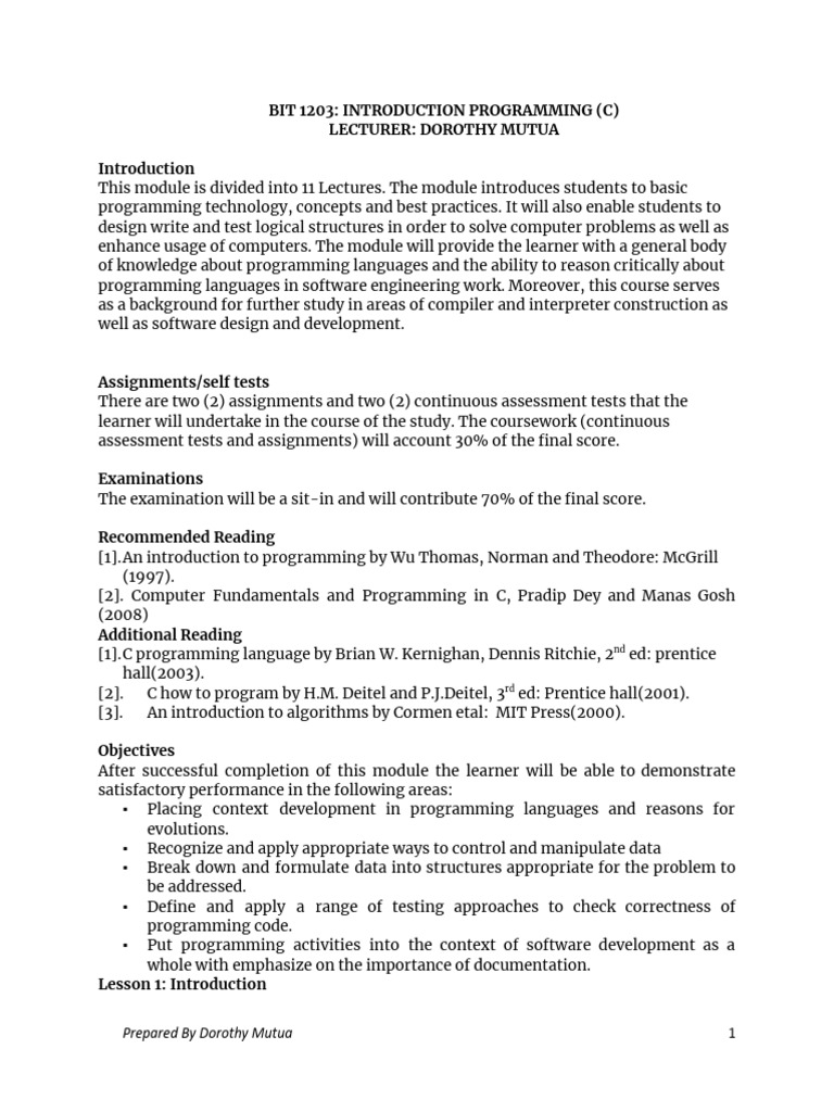 Basics of Programming | PDF | Computer Programming | Programming