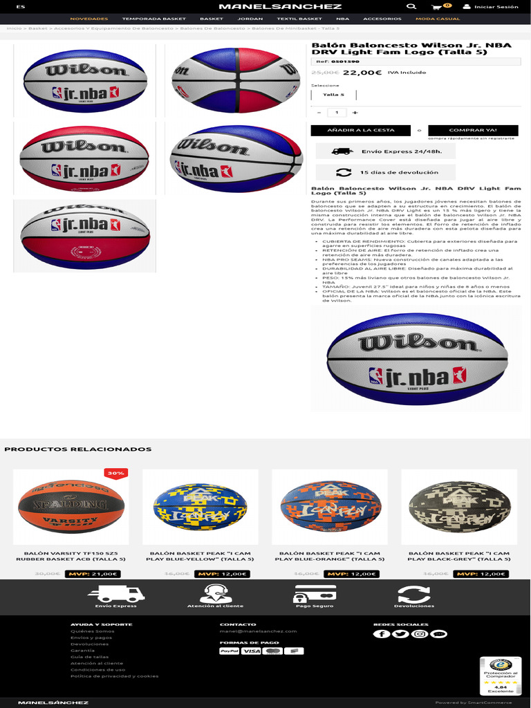 Wilson Basketball Jr. NBA DRV Light Fam Logo Ball (Size 5) | Descargar ...