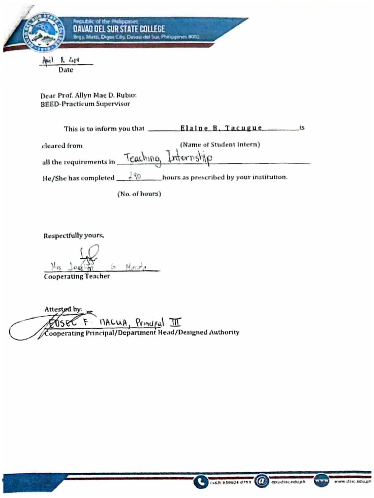 Acceptance Form PDF | PDF