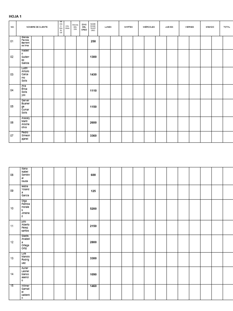 Formato de Mami | PDF