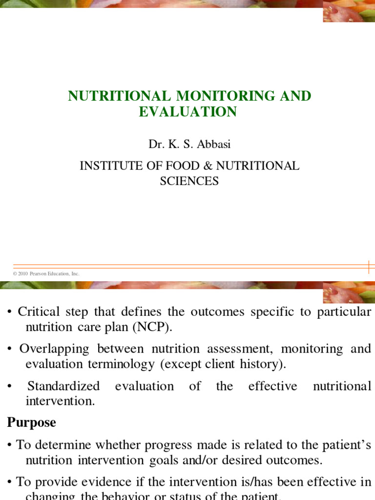 Nutritional Monitoring and Evaluation | PDF | Heart Failure | Dieting