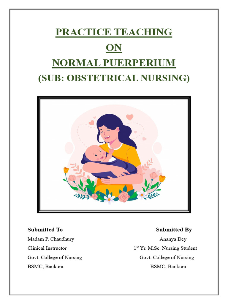 Normal Puerperium | PDF | Lactation | Breastfeeding