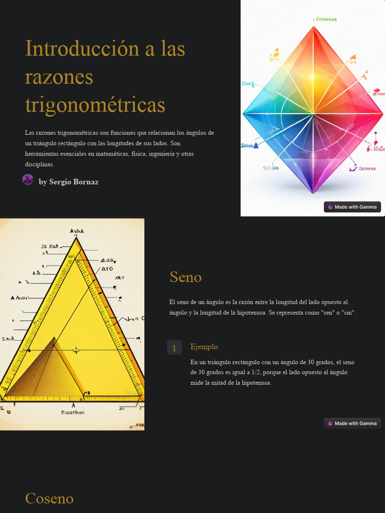 Introduccion A Las Razones Trigonometricas | PDF | Funciones ...