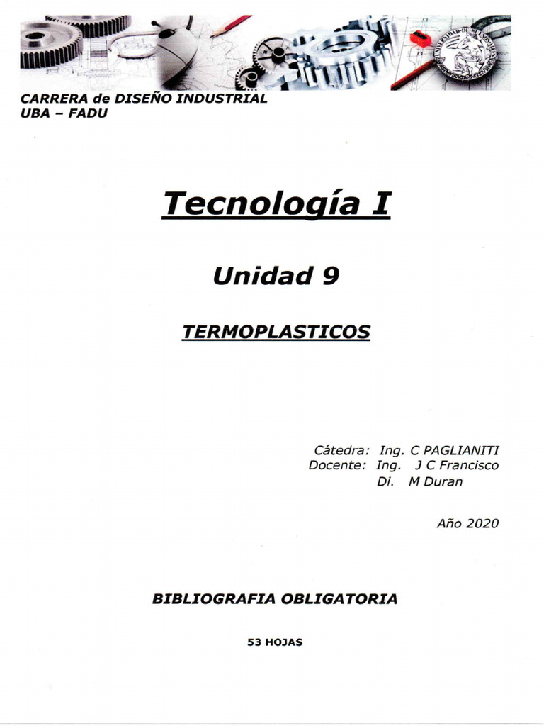 U9 Plasticos termoplasticos | PDF