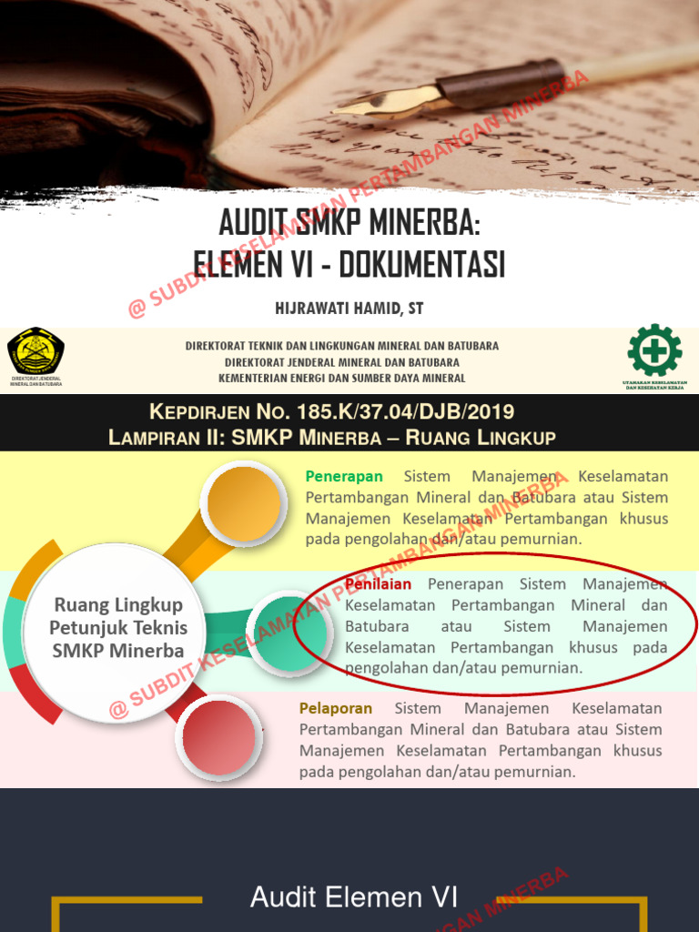 Audit SMKP Minerba - Elemen VI | PDF | Teknologi & Rekayasa