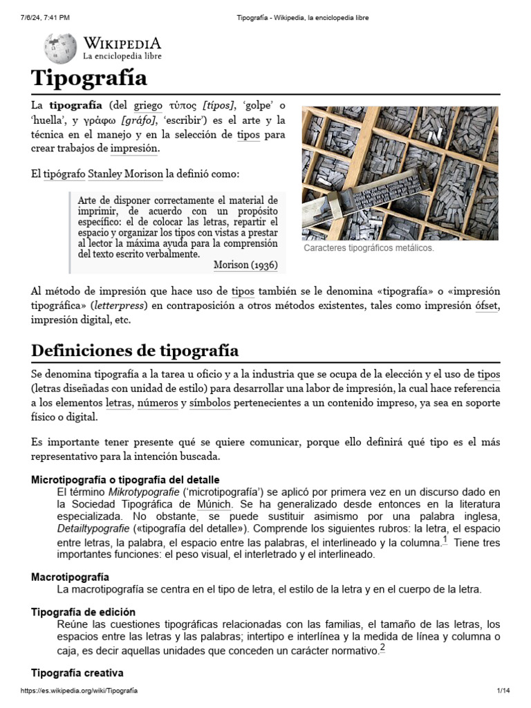 Tipografía | PDF | Tipografía | Imprenta
