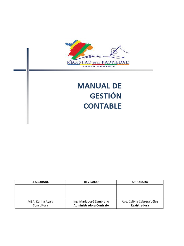 MANUAL DE GESTION CONTABLE J | PDF | Contabilidad | Contador