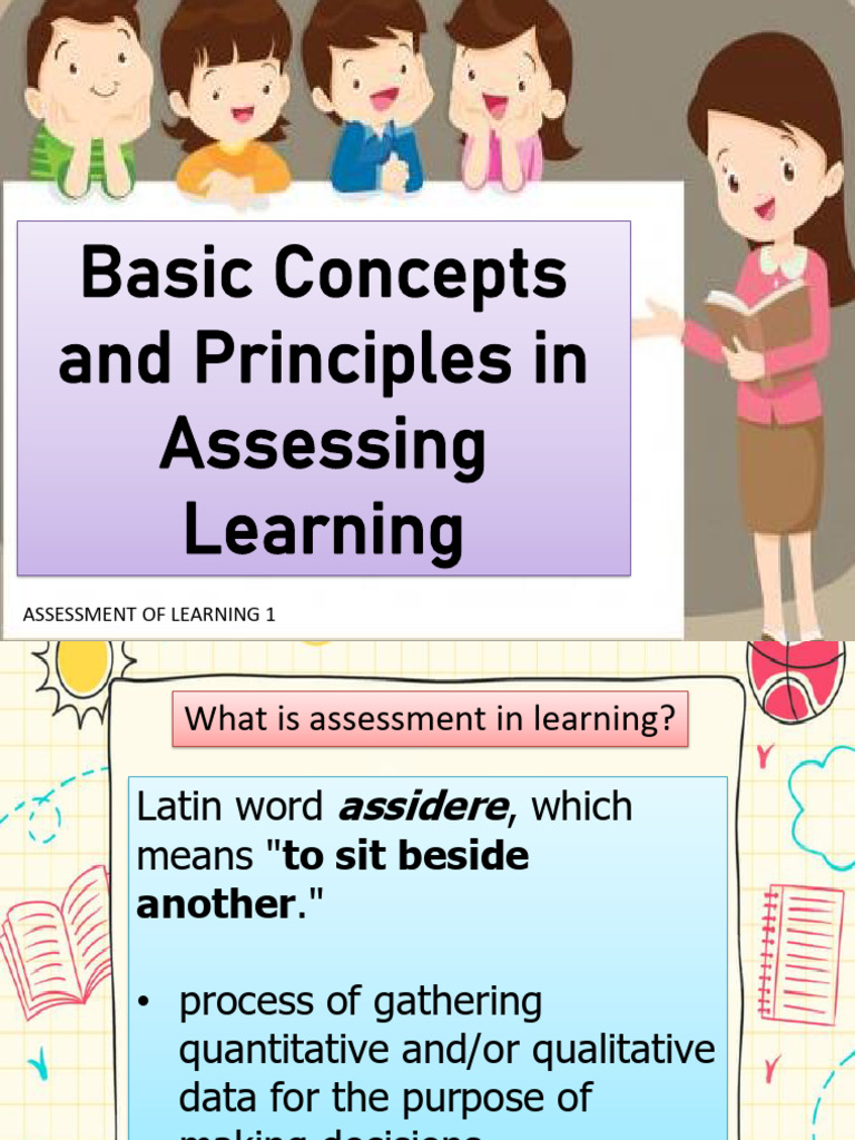 Asstud 1 - Lesson 1 - Basic Concepts of Assessment | PDF | Educational Assessment | Learning