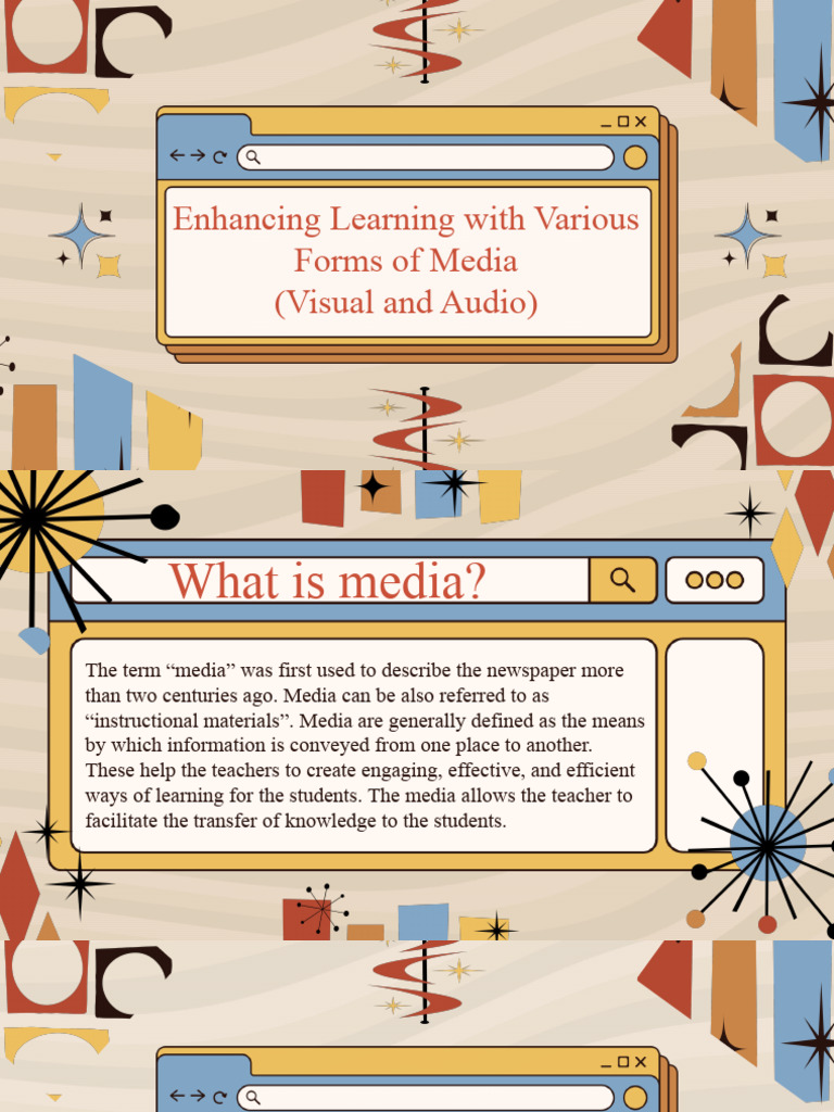 Enhancing Learning Through Media Forms | PDF | Sound Recording And ...