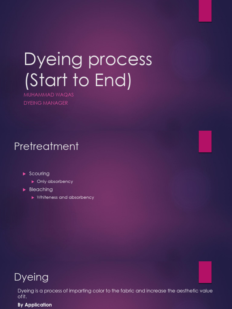 Dyeing | PDF