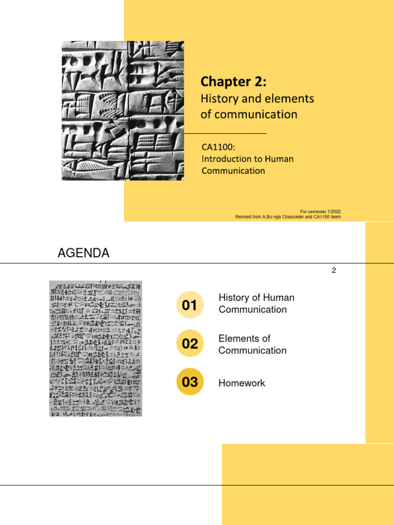 2_History of Communication and Elements of Communication.pptx ...