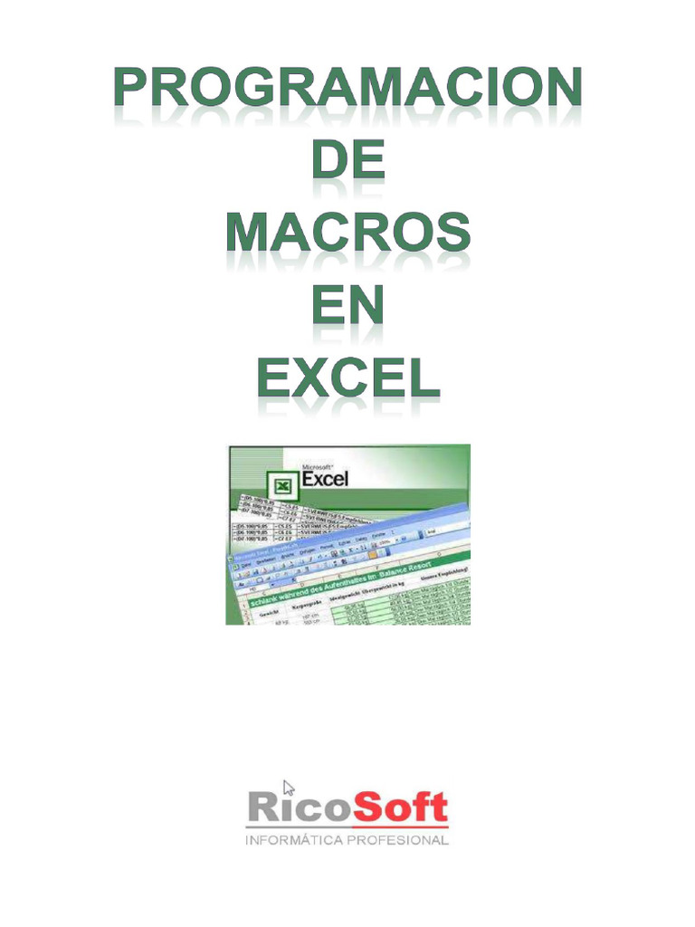 Programacion de Macros en Excel | PDF