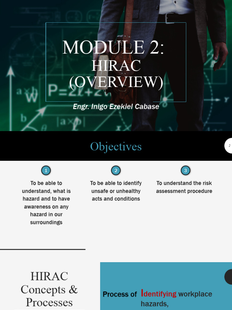 03 Module 2 HIRAC (Overview) | PDF | Occupational Safety And Health | Risk