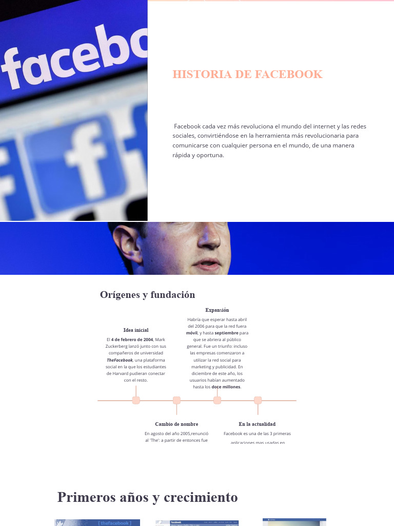 Historia-De-Facebook ..... | PDF | Facebook | Internet