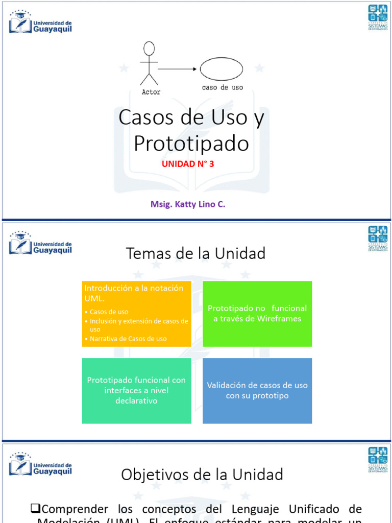 UNIDAD 3 - Casos de Uso y Prototipos (1) | Descargar gratis PDF ...