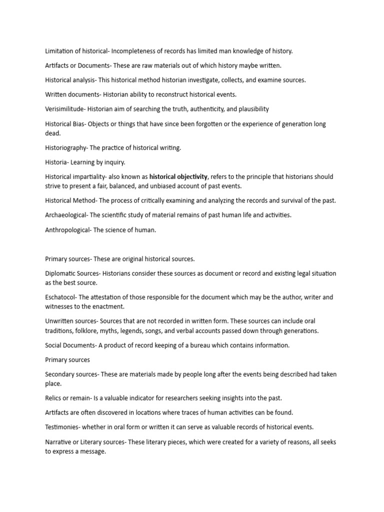 Chapter 1 RPH | PDF | Primary Sources | Historian