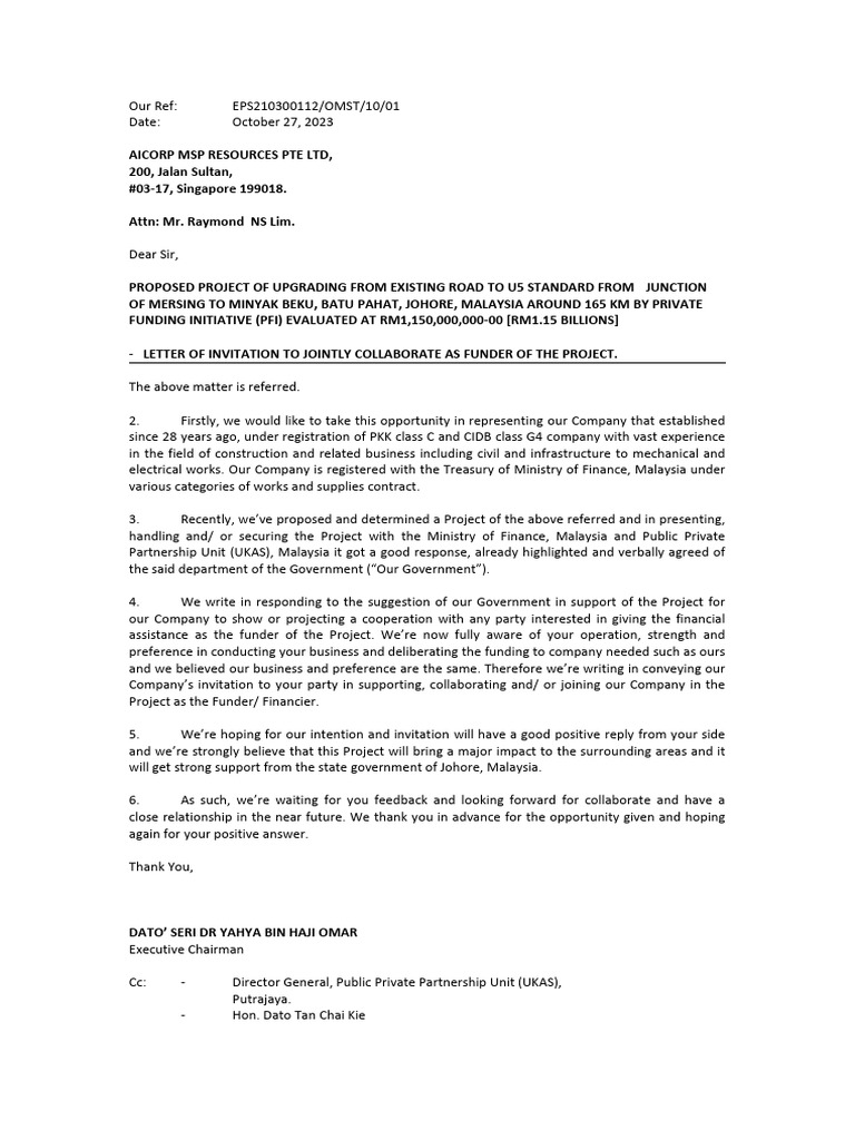 Loi - Minyak Beku (Military Settlement Fund) | PDF | Economies