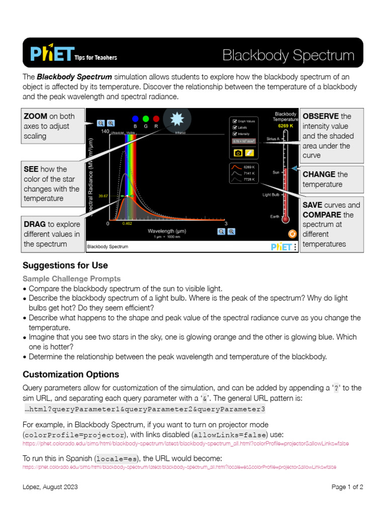 Blackbody Spectrum HTML Guide - en | PDF | Color | Radiation