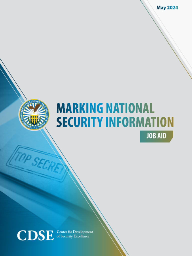 Marking National Security Information | PDF | Classified Information In ...