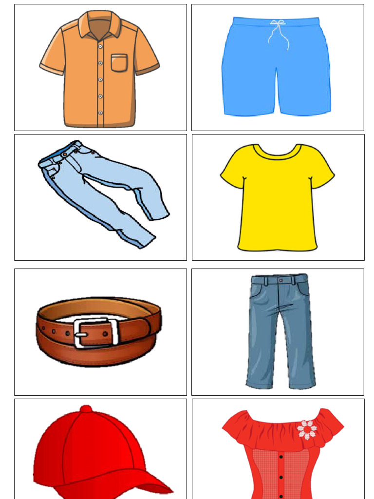 English Visual Clothes | PDF