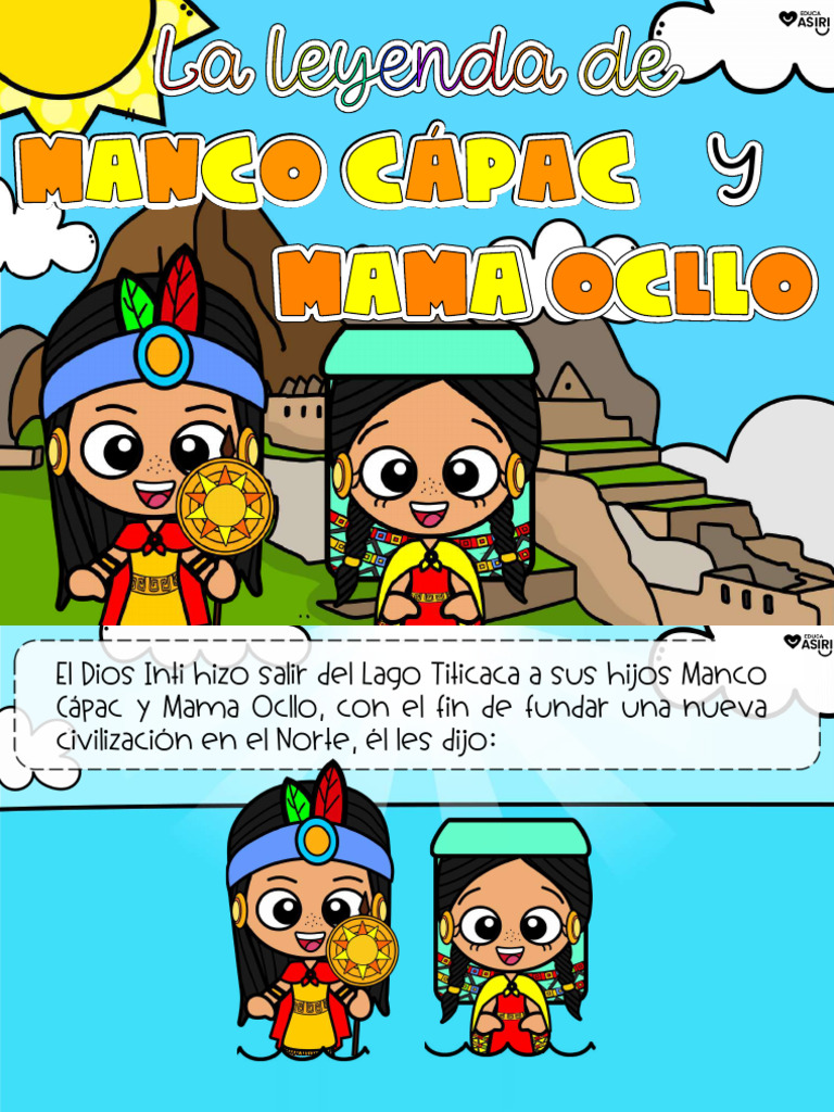 Cuento Manco Capac y Mama Ocllo | PDF