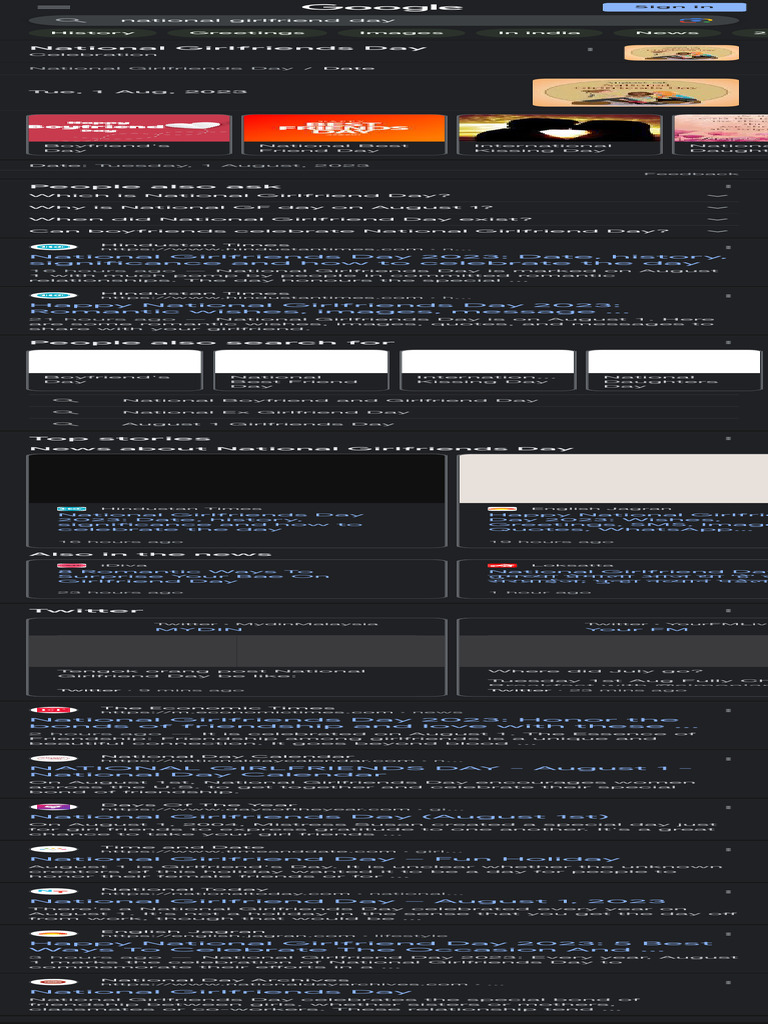 National Girlfriend Day - Google Search | Download Free PDF | Interpersonal Relationships