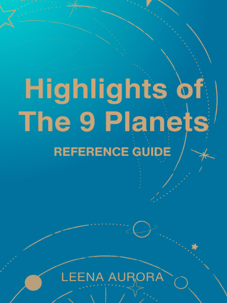 9 Planets Reference Guide | PDF