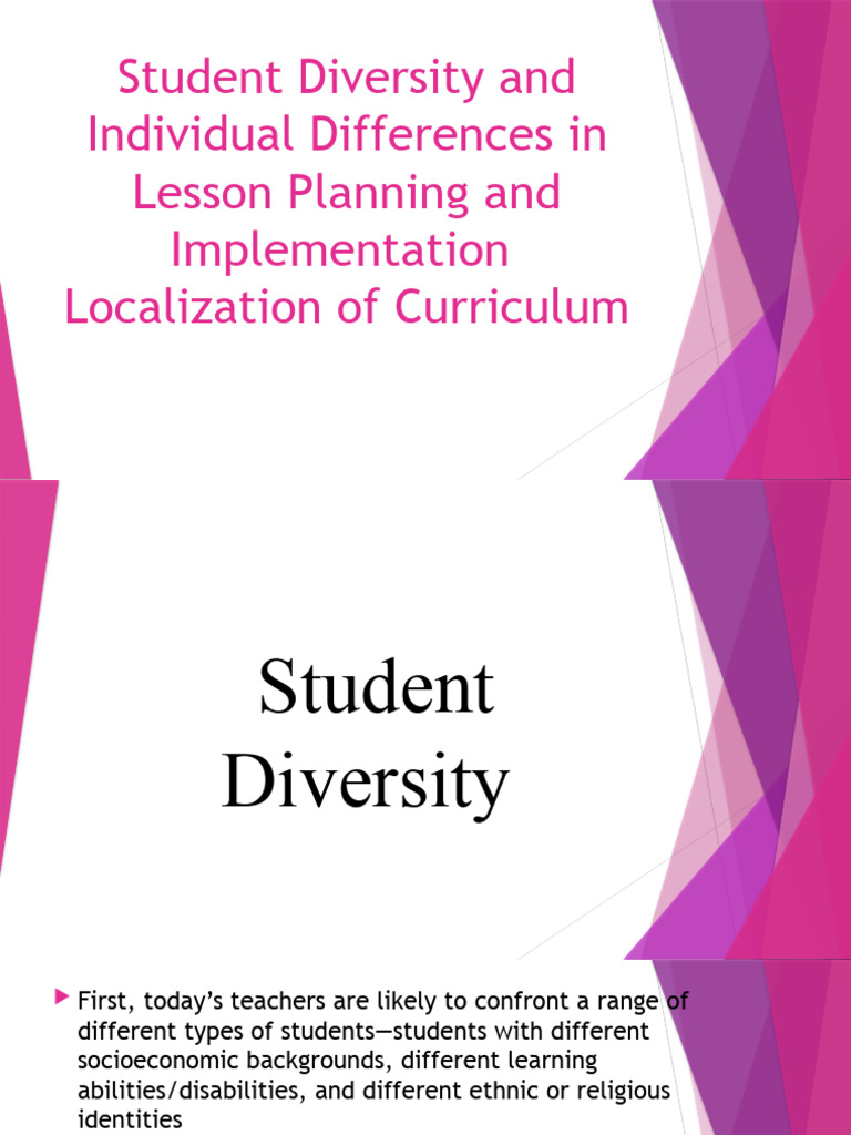 Diversity Lesson Planning Localization | PDF | Learning | Multiculturalism