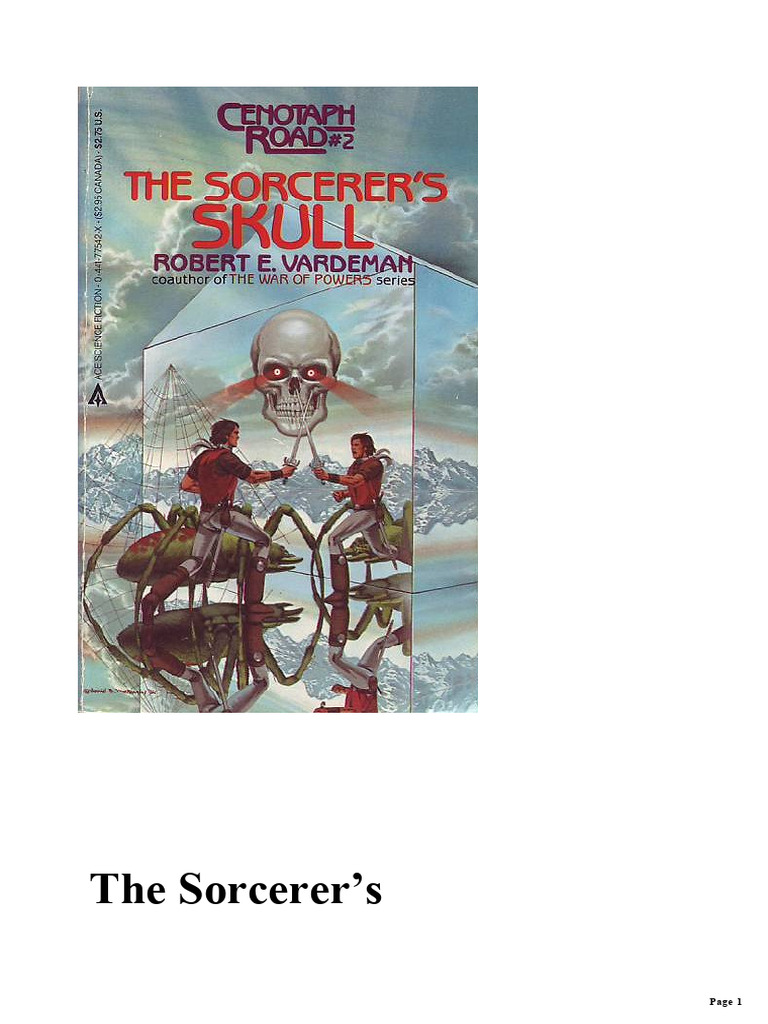 Robert E. Vardeman - Cenotaph Road 02 - The Sorcerer's Skull | PDF