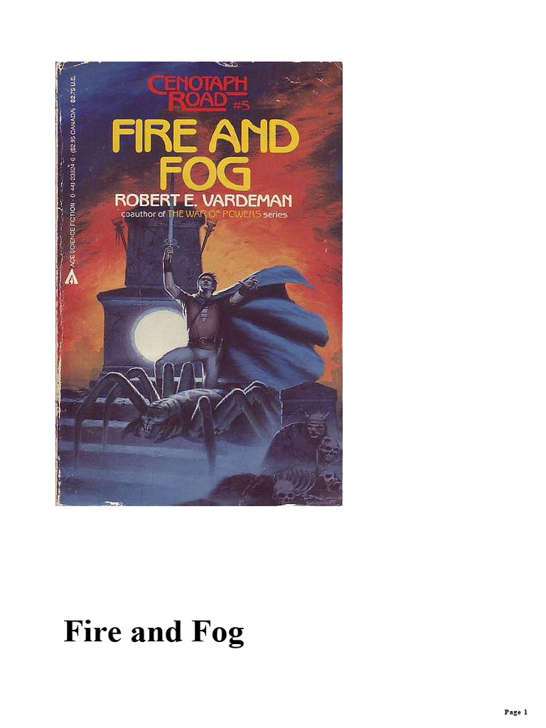 Robert E. Vardeman - Cenotaph Road 05 - Fire and Fog | PDF | Magician ...